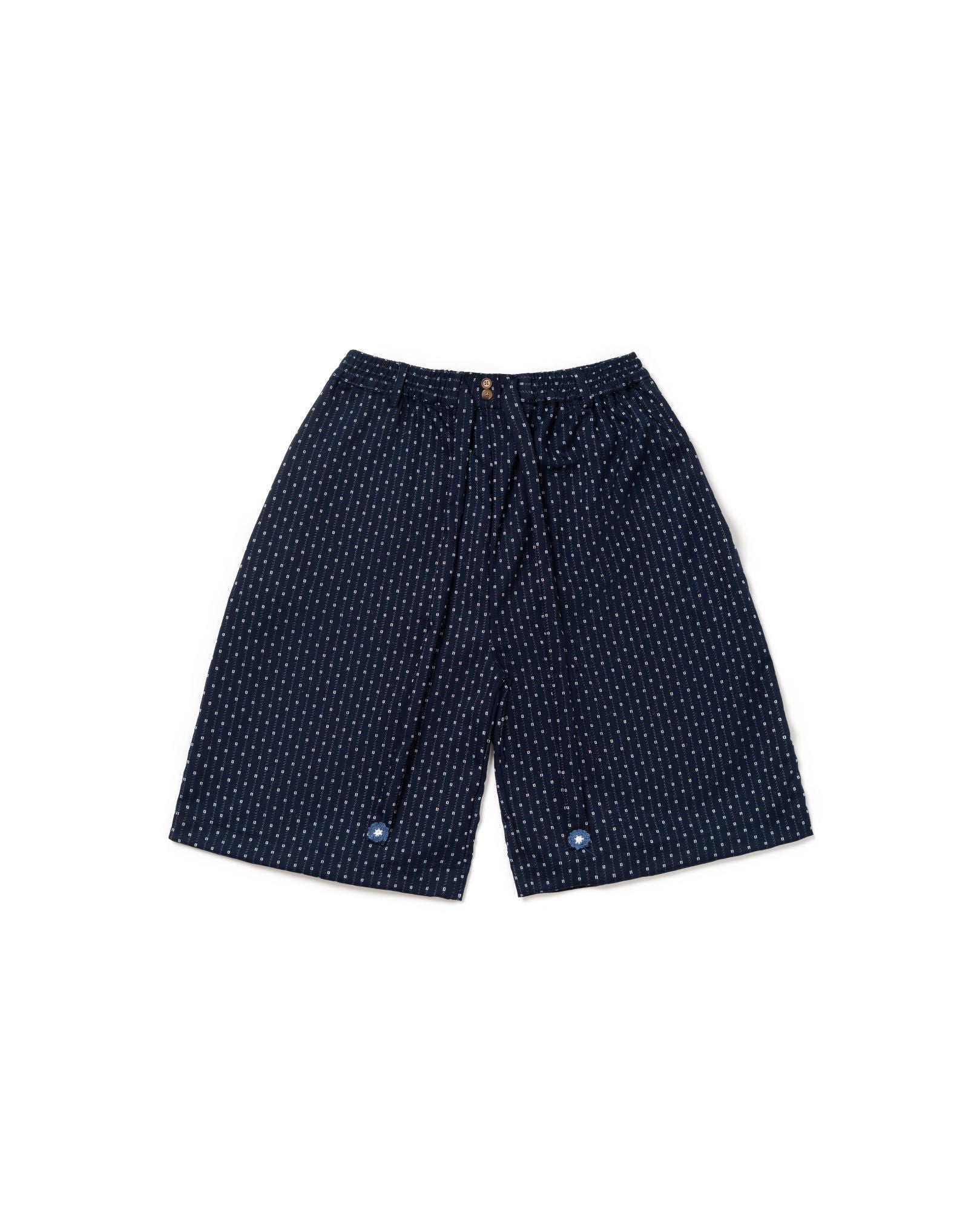 TORORU SHORTS SEMI WOOL KASURI PATTERN – OAT
